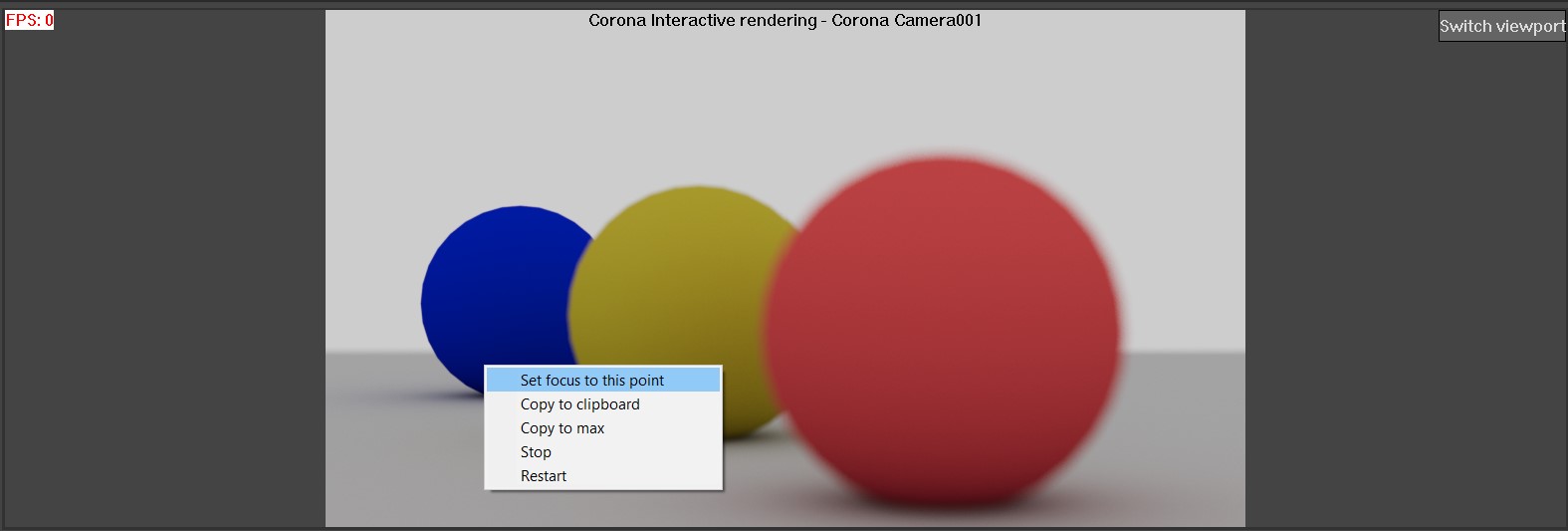 How to use the Corona's VFB - 3ds Max? – Chaos Help Center