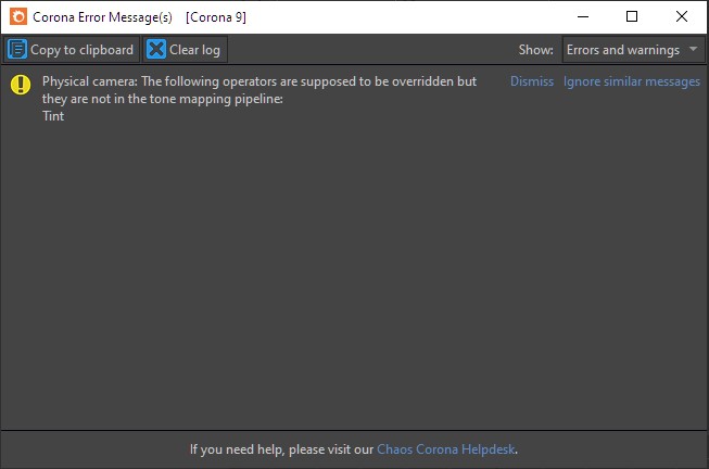 Rendering from Max Physical Camera with Exposure control – Chaos Help ...