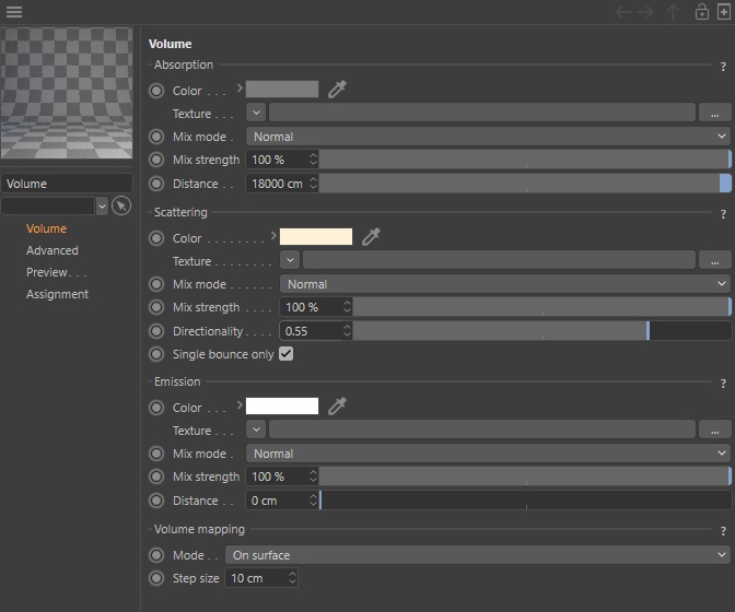 How to use volumetrics? - C4D – Chaos Help Center