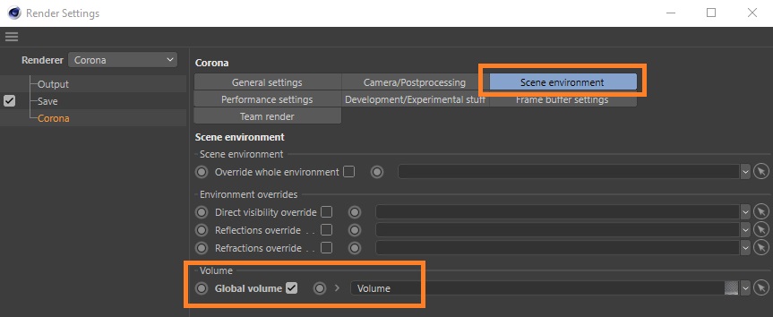 How to use volumetrics? - C4D – Chaos Help Center