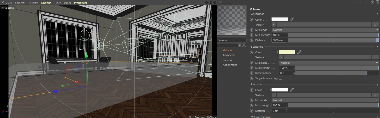 How to use volumetrics? - C4D – Chaos Help Center