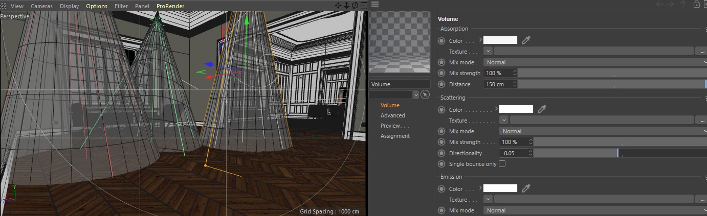 How to use volumetrics? - C4D – Chaos Help Center