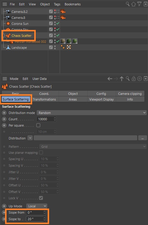 How to use Chaos Scatter with Corona for Cinema 4D - Getting Started – Chaos Help Center