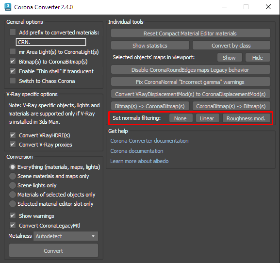 New Bump/Normal Filtering in Corona – Chaos Help Center
