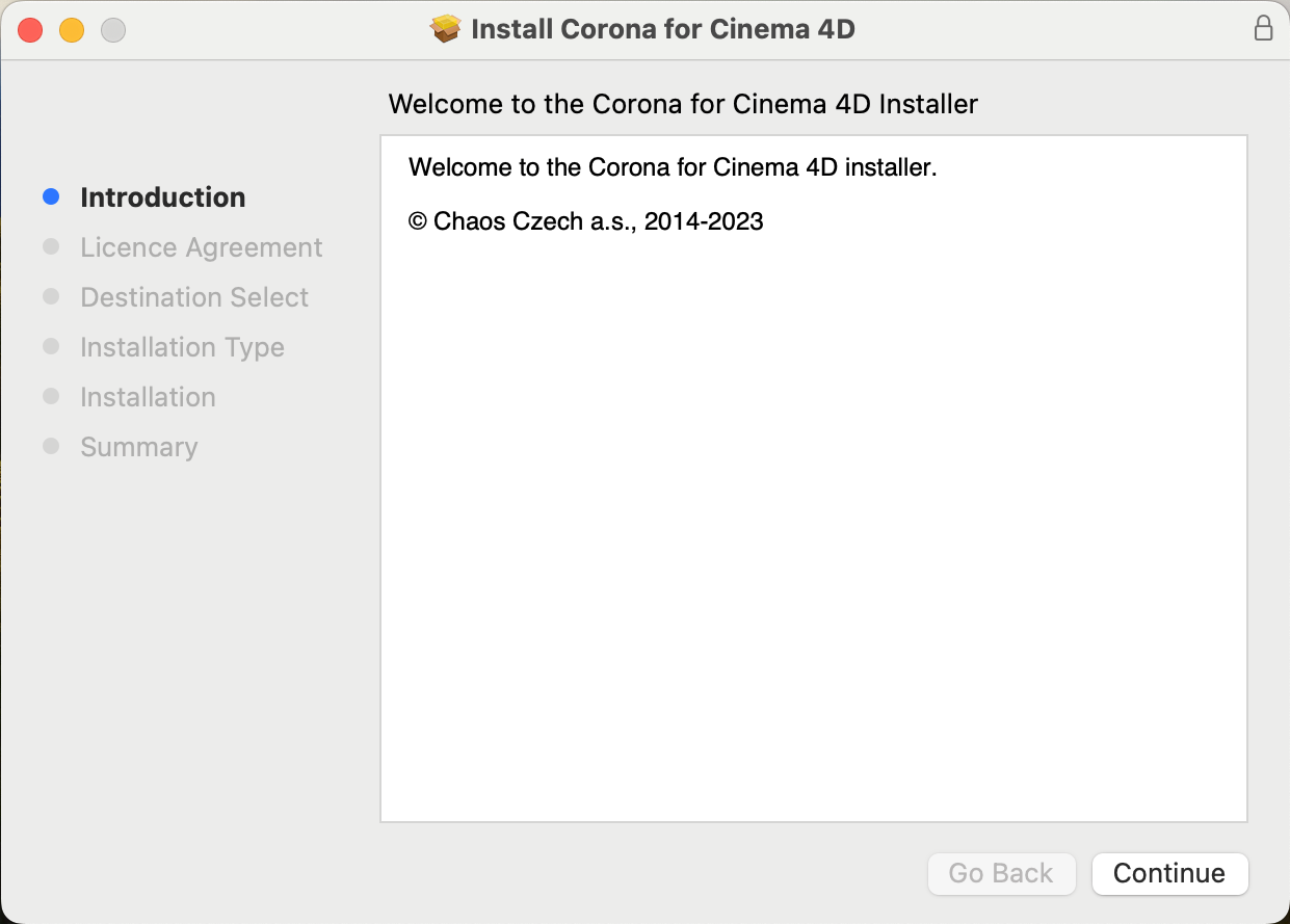Corona for Cinema 4D Installation Process – Chaos Help Center