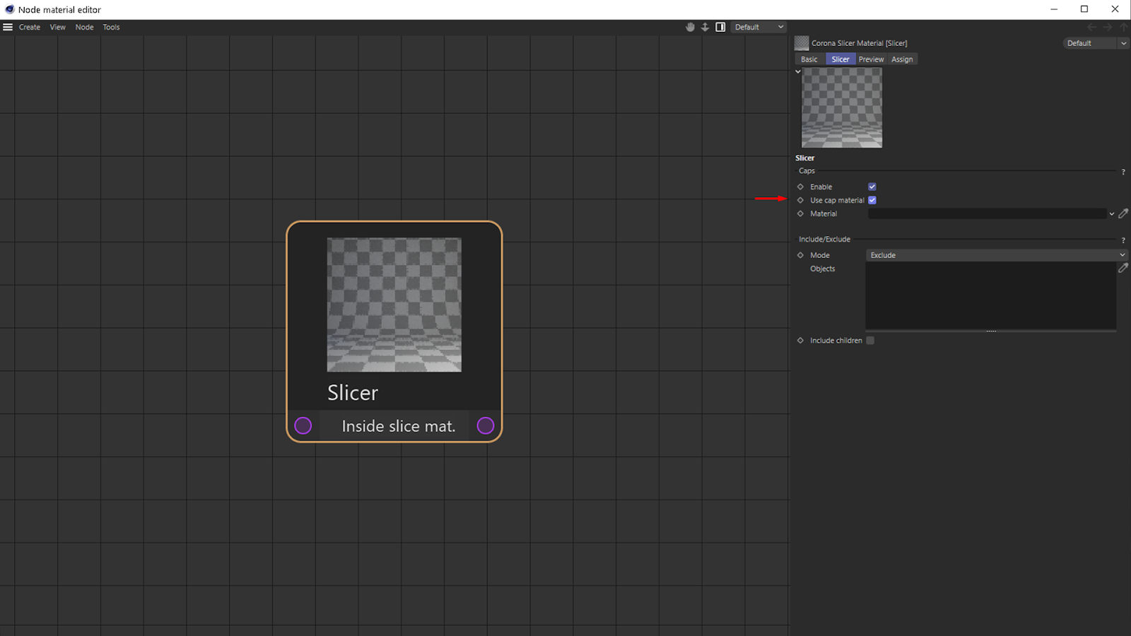 Corona Slicer Material - C4D – Chaos Help Center