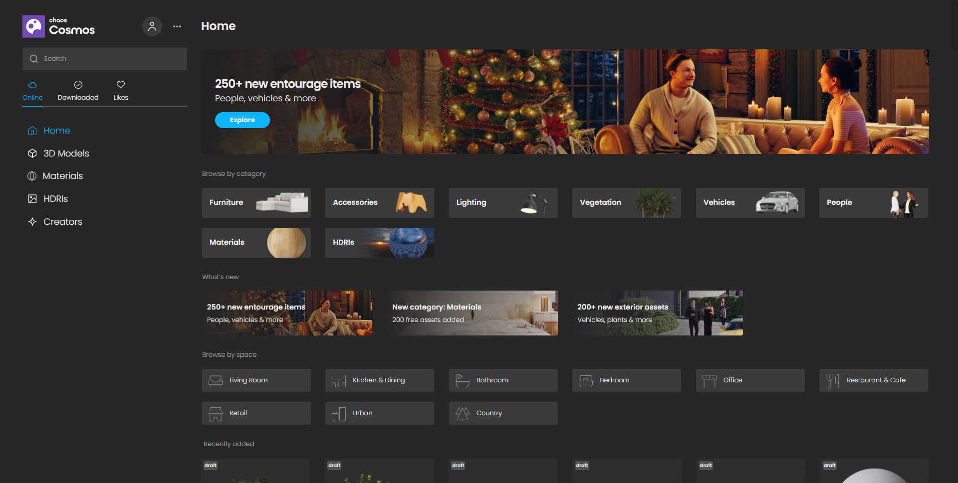 How to Use Chaos Cosmos Assets - C4D – Chaos Help Center