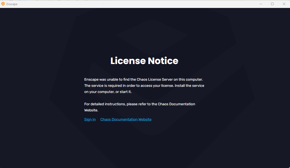 Installing Enscape – Chaos Help Center