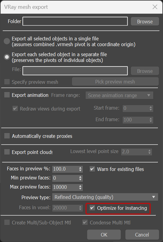 Fix slowdowns with V-Ray proxies at render end – Chaos Help Center