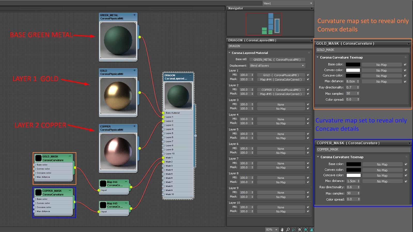 Corona Curvature Map - 3ds Max – Chaos Help Center